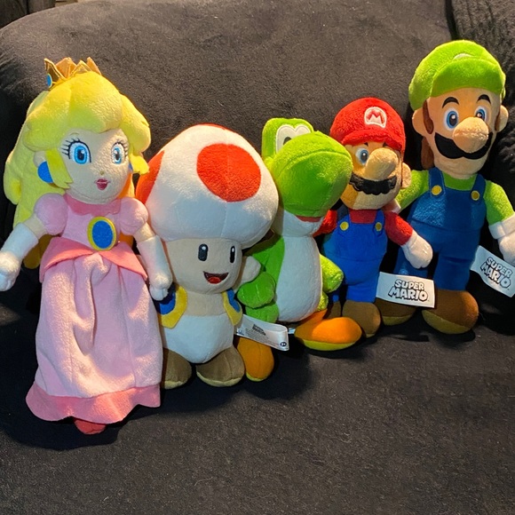 Nintendo | Toys | Nintendo Plush Toy Collection Princess Toad Yoshi ...
